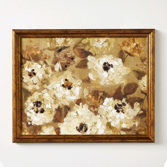 Studio McGee | Art | Studio Mcgee Nwt 6x2 Botanical Oil Painting All ...